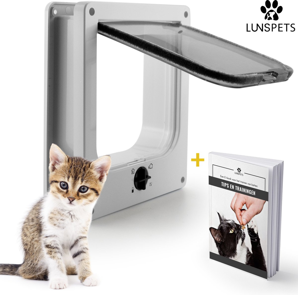 Kattenluik voor grote & kleine katten - Kattenluikje - Kattenluikje ...