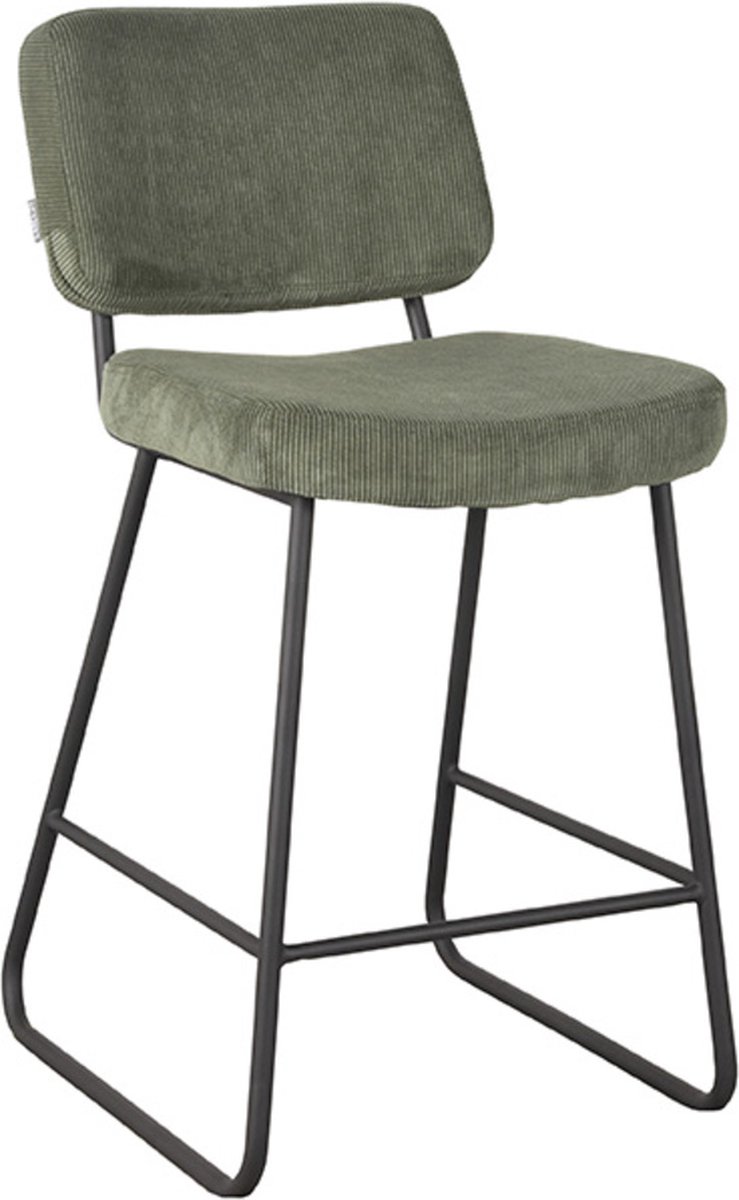 LABEL51 Noah Barkruk - Groen - Stof - Zithoogte 65 | bol.com