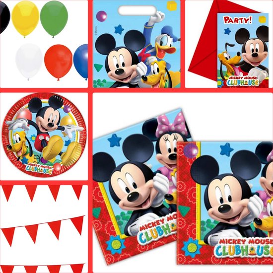 Feestpakket Mickey Mouse, Disney, Verjaardag, Kinderen, Verjaardag ...