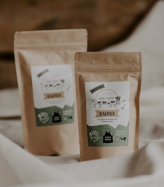 Bakmix DIY gezonde, glutenvrije hondenkoekjes - rozemarijn 280g | bol