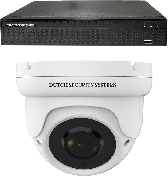 Draadloze beveiligingscamera set - 1x Dome camera - QHD 2K - Sony 5MP ...