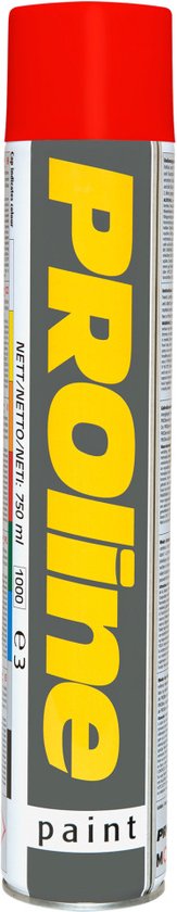 PROline-paint belijningsverf, rood, 750 ml | bol
