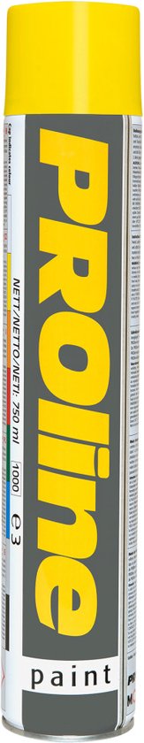 PROline-paint belijningsverf, geel, 750 ml | bol