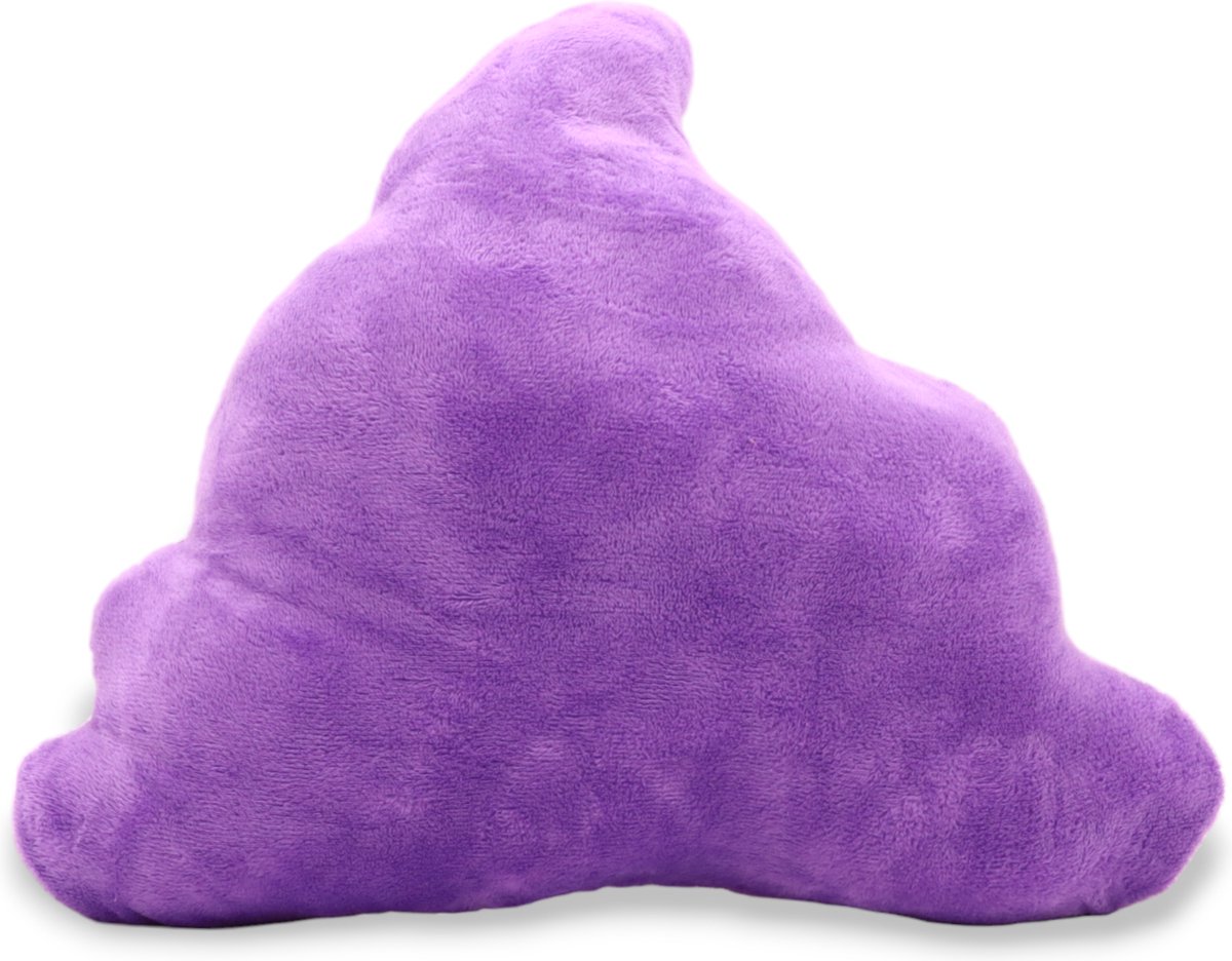 Emoji Kussen - Kawaii Kussen - Kawaii Knuffel - Paars Poep Knuffel ...