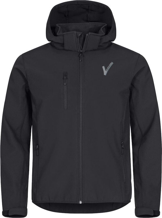 Security / Beveiliging kleding - Clique - Softshell jas met capuchon Zwart inclusief... | bol
