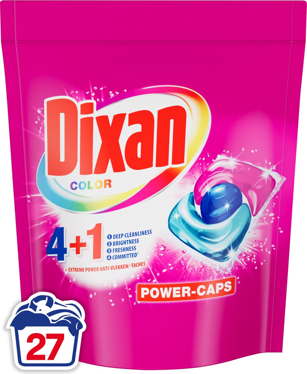 Dixan - Triplets Color Doys - Wascapsules - Gekleurde Was ...