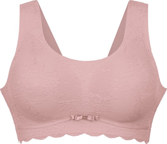 Anita - Essential Lace Bralette Rosewood - maat M - Roze | bol.com