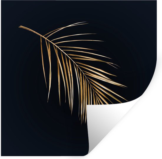 Muurstickers - Sticker Folie - Planten - Goud - Zwart - Bladeren - Luxe ...