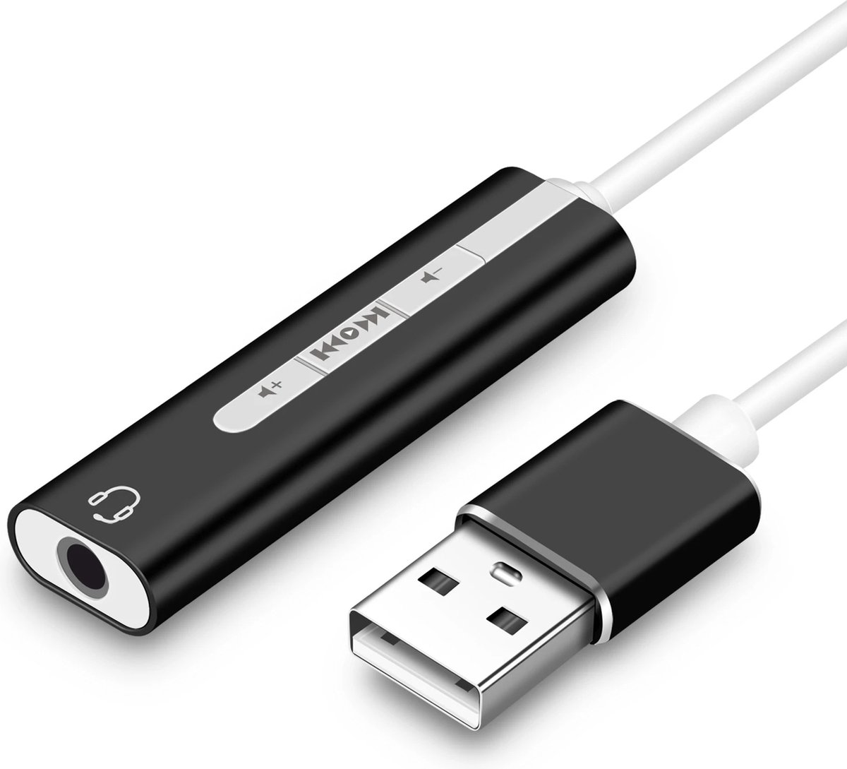 Wilsem USB naar Audio Adapter | Externe Stereo Sound Adapter Aluminum ...