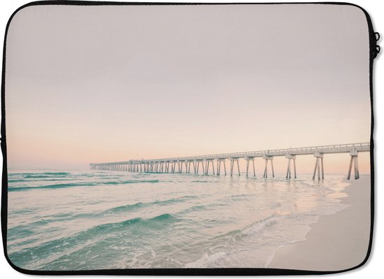 Zee - Strand - Brug - Natuur - Zonsondergang | bol.com