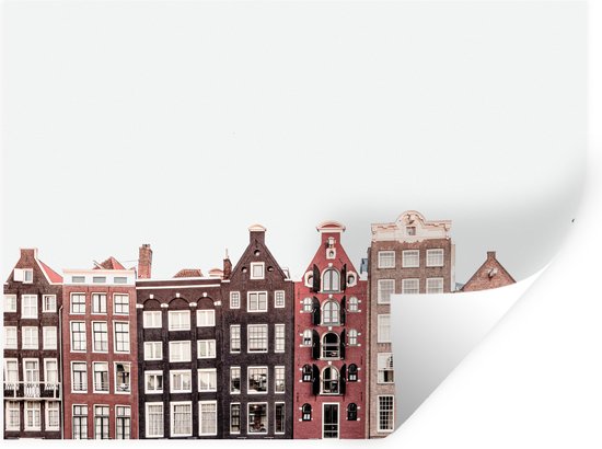 Muurstickers - Sticker Folie - Amsterdam - Architectuur - Huizen ...