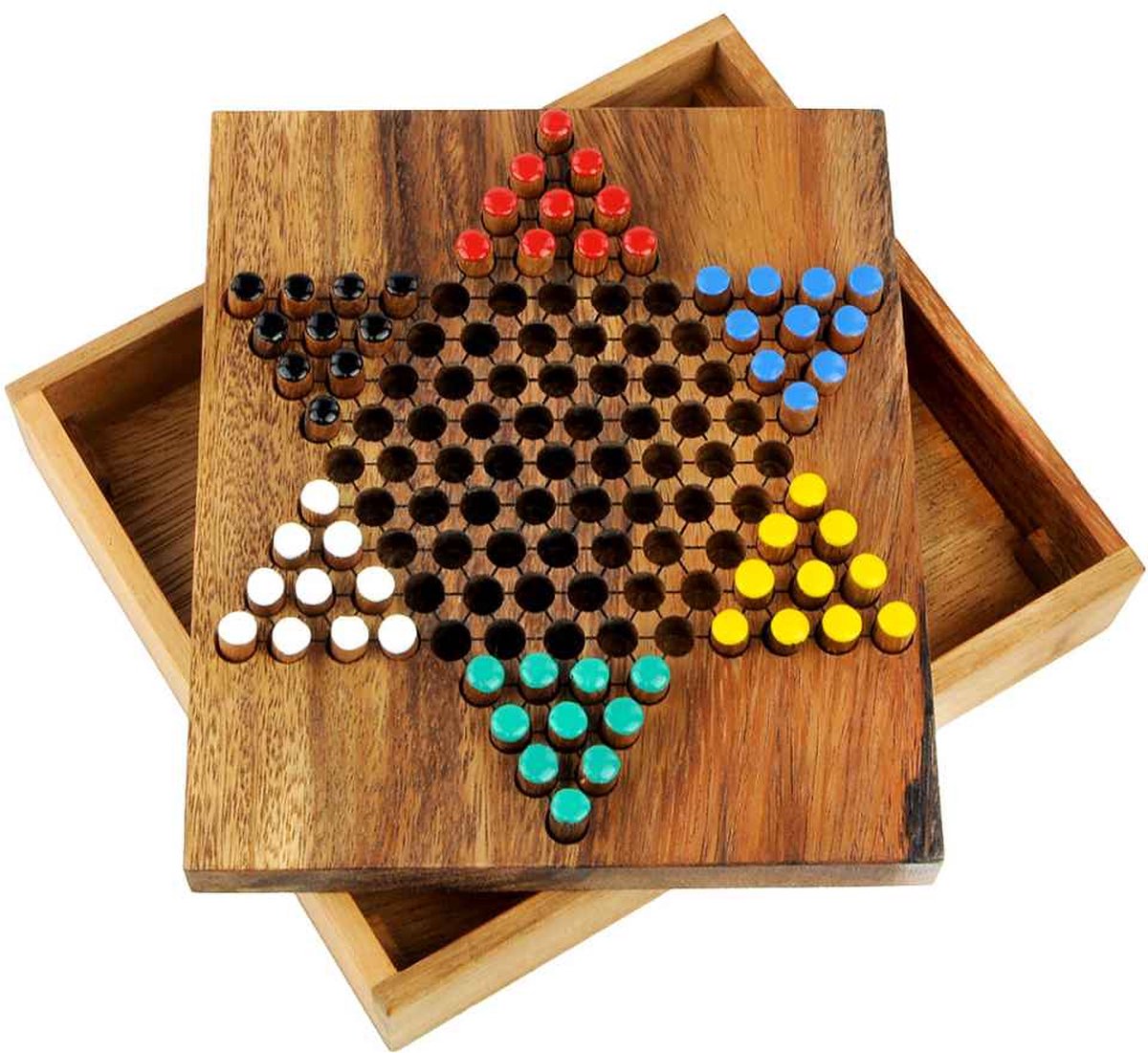 Logica Giocgi Chinees Houten Dambord, X000MFOZ7P, 15x17x3cm | Games ...