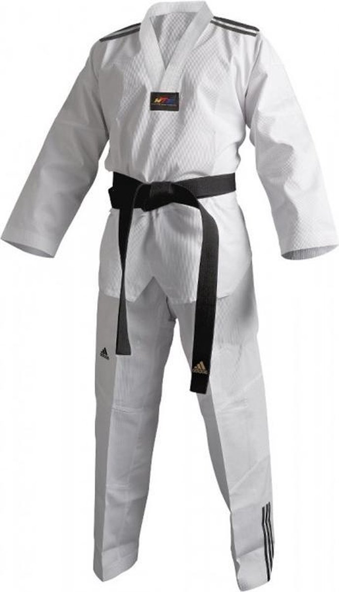 adidas Dobok ADI-Club 3/// Approved Wit/Wit 190cm | bol