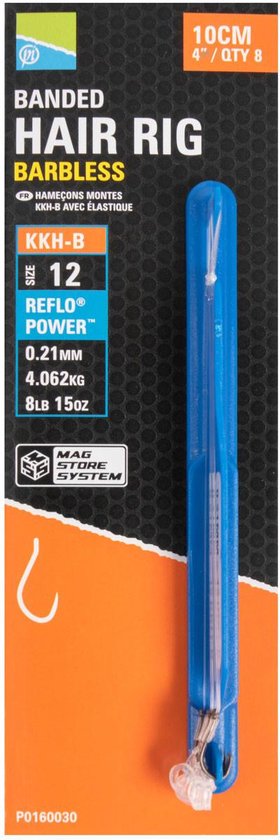 Preston KKH-B Banded Hair Rigs 10cm Size 10 | bol