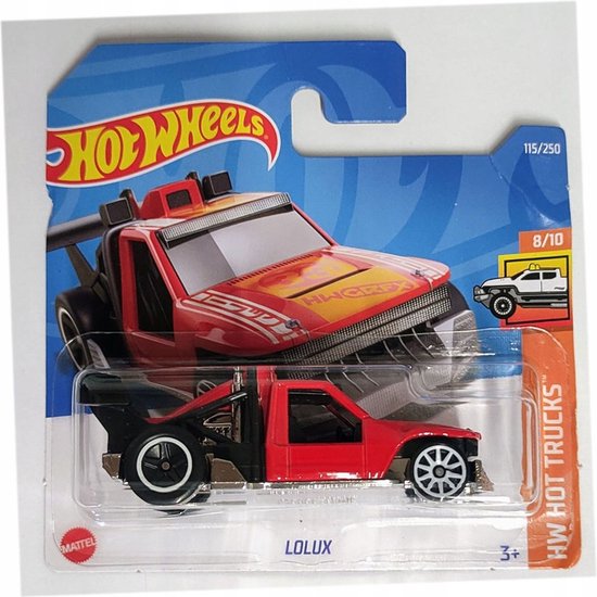 Hot wheels Lolux - Die cast 1:64 - rood | bol