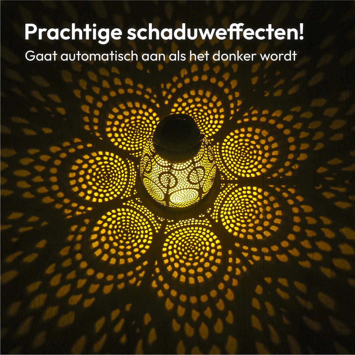 Gadgy Solar Tafel Buitenlamp Circles - Solar Tuinverlichting Zonne ...