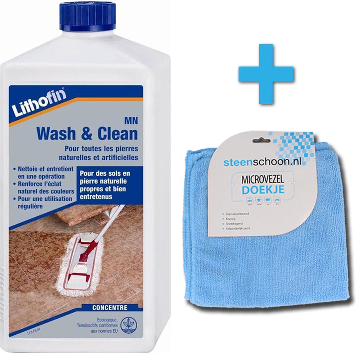 Lithofin Wash & Clean + GRATIS microvezel doekje | bol