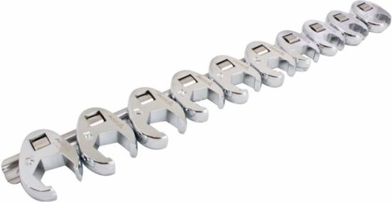 ASTA steeksleutel 10 tot 19 mm moersleutel set 10 delig steeksleutel | bol