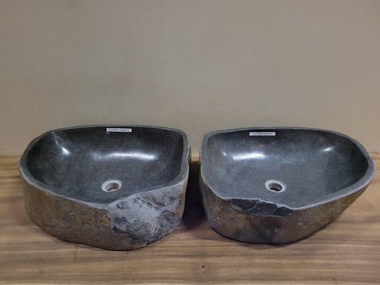 2 wasbakken uit 1 steen Twinset FL21749 | bol.com