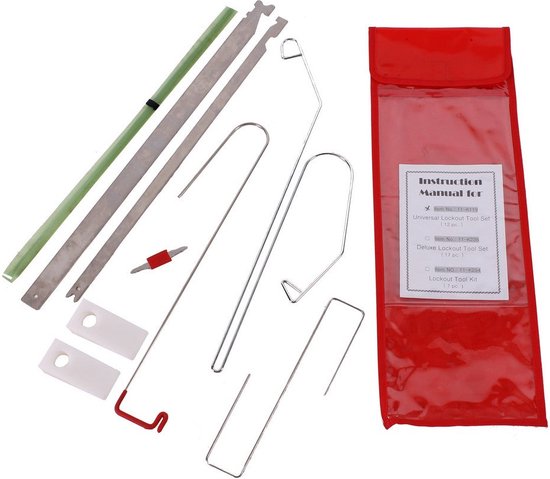 Weber Tools autodeur nood ontgrendel set 9 delig | bol