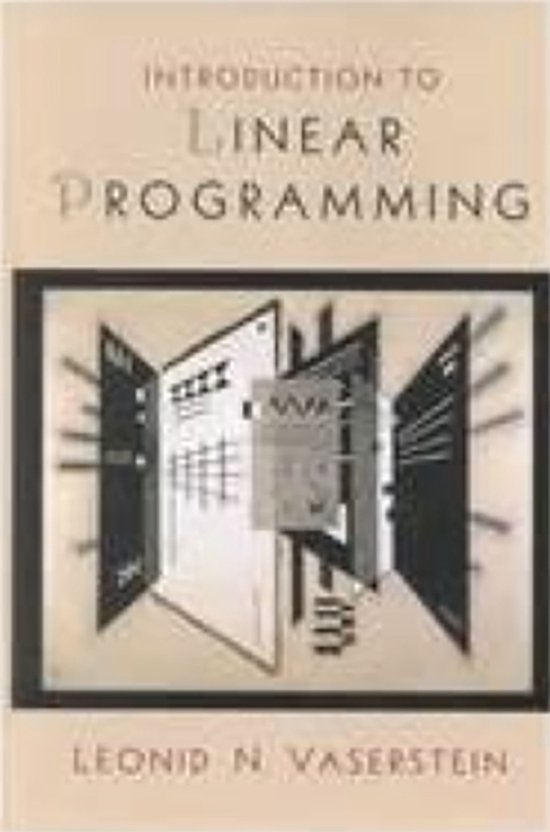 Introduction to Linear Programming | 9780130359179 | Leonid Vaserstein ...