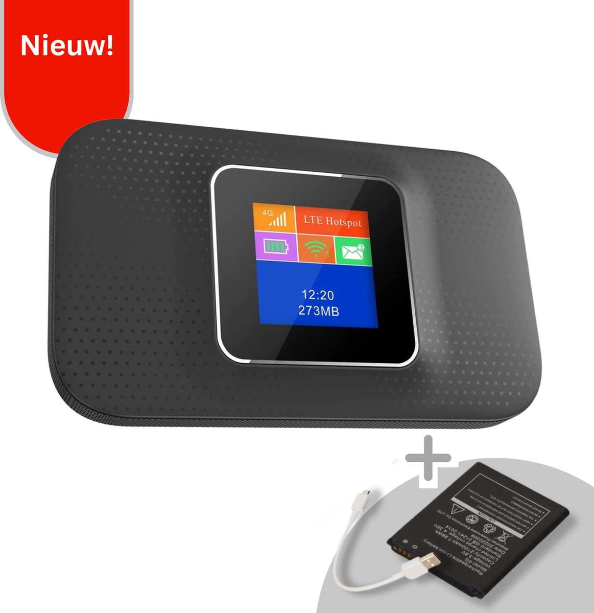 Mifi router - Mifi - draagbare 4g router - werkt met Sim kaart - wifi ...