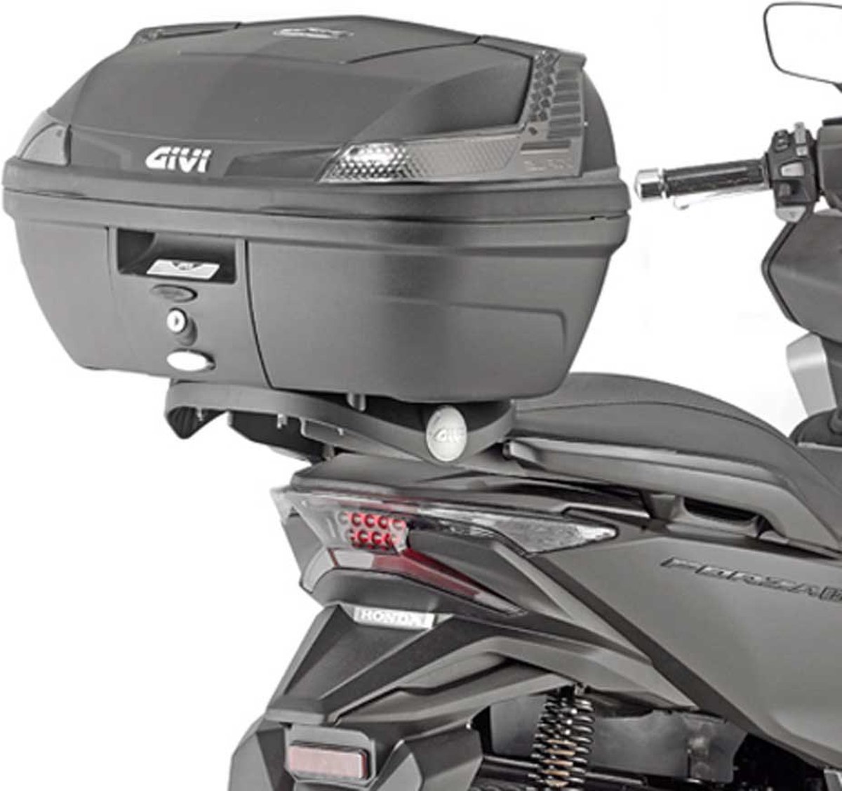 GIVI Monolock/Monokey Top Case Porte-Bagages Arrière Honda Forza 125 ...