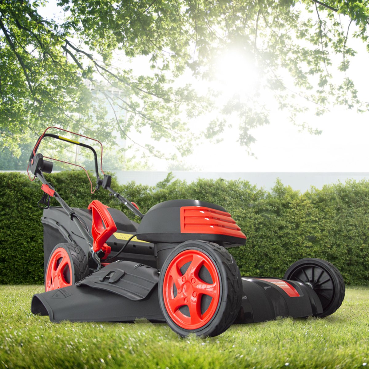 Elektrische grasmaaier 1800W - 46CM met stalen maaidek - Elem Garden ...