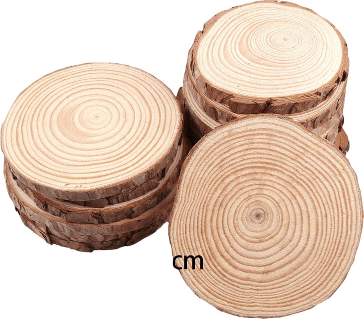 Houten Schijven - Boomschijf - Houten Schijfjes - Natuurlijke Grenen ...