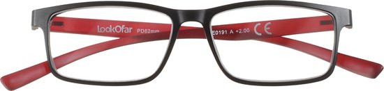 LookOfar Leesbril LE-0191A Florida Rood +1.00 | bol