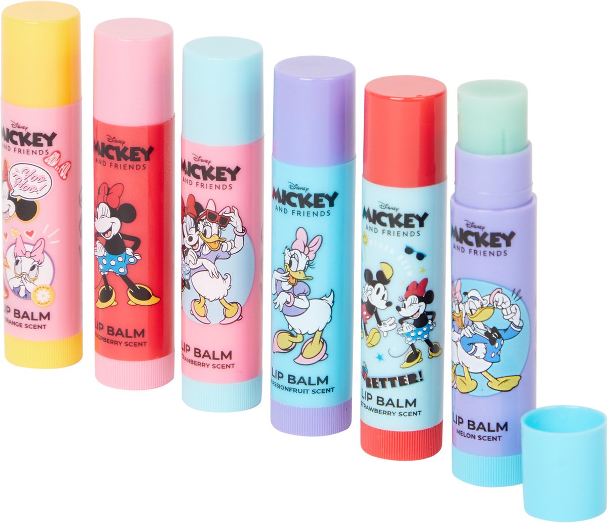 Disney Mickey Mouse Lip Balm Set - Giftset - Lippenbalsem Voor Kinderen ...