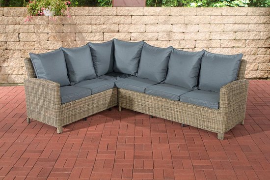 Loungebank Rotan - Iron grijs - Voor buiten - Tuinmeubelen - Wicker ...