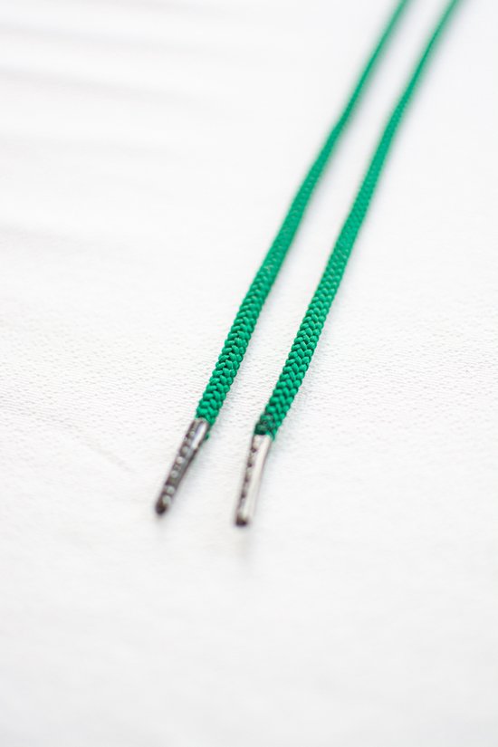 Schoenveters rond - koord groen - 100cm | bol