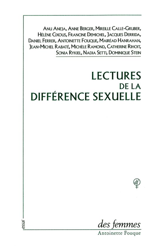 Lectures de la différence sexuelle (ebook), Collectif | 9782721010902 | Boeken | bol