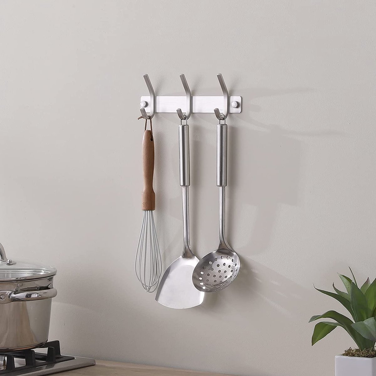 kapstok Wandmontage Rvs 3-Haak Handdoek Haak Haak Rack Haak Rail ...