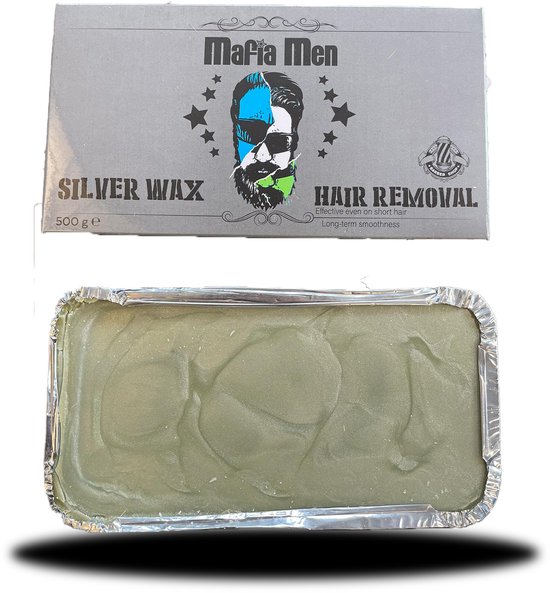 Mafia Men Ontharingswax Silver 500ml-mg Mask Wax Black Professioneel ...
