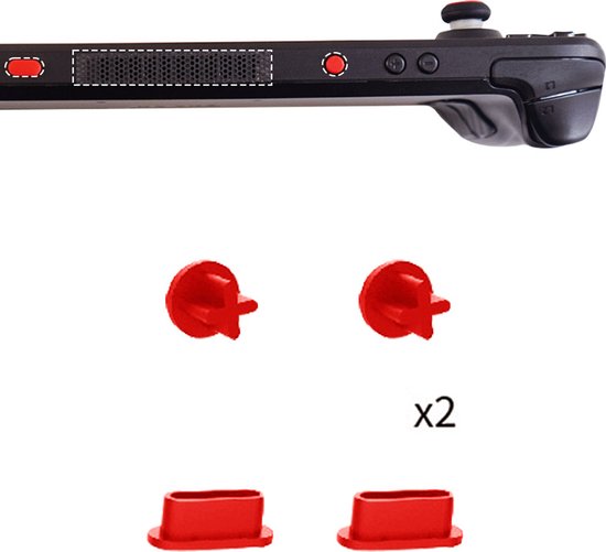 Bescherming Accessoires Set Geschikt Voor Valve Steam Deck - Dust Plugs ...