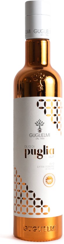 Guglielmi IGP Puglia - Extra Vergine Olijfolie - Fles 500ML - Italiaans - 100%... | bol.com