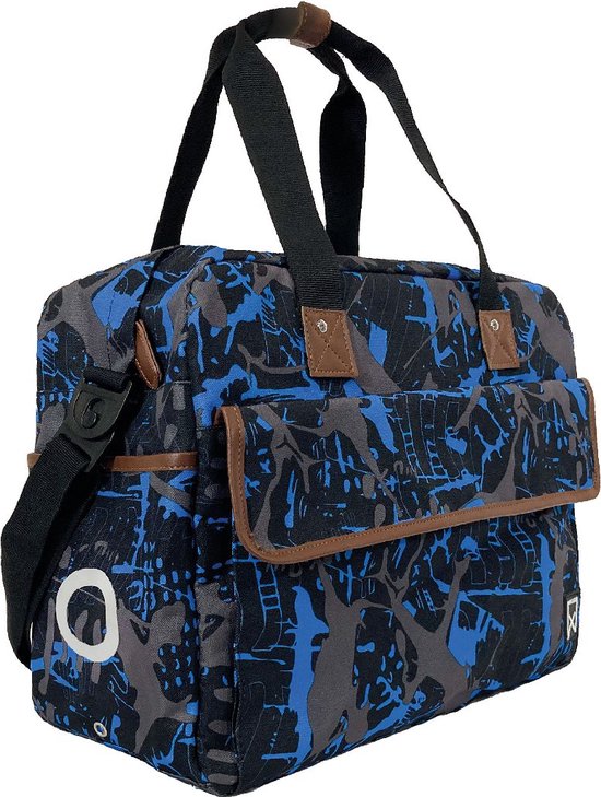 Willex Fietstas Ice 19 L blauw en zwart | bol