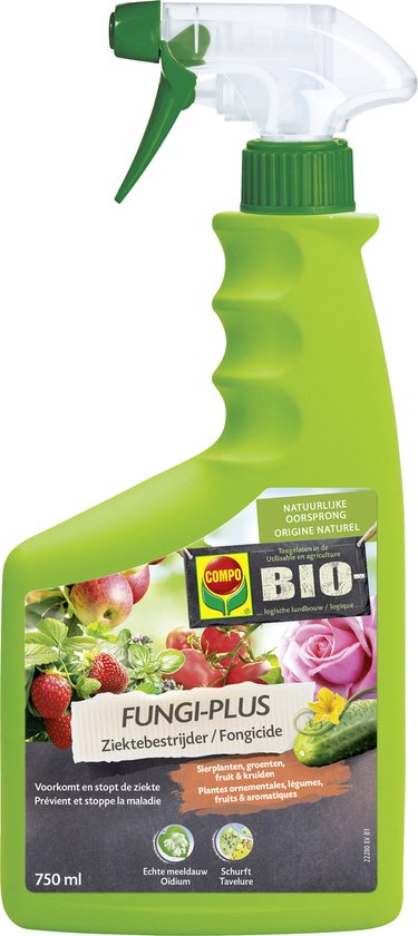 COMPO Bio Fungi-Plus Spray - biologisch - voorkomt en geneest ziekten - op... | bol.com