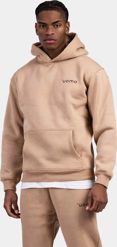 24 Uomo Basic Hoodie Bruin Heren | bol.com