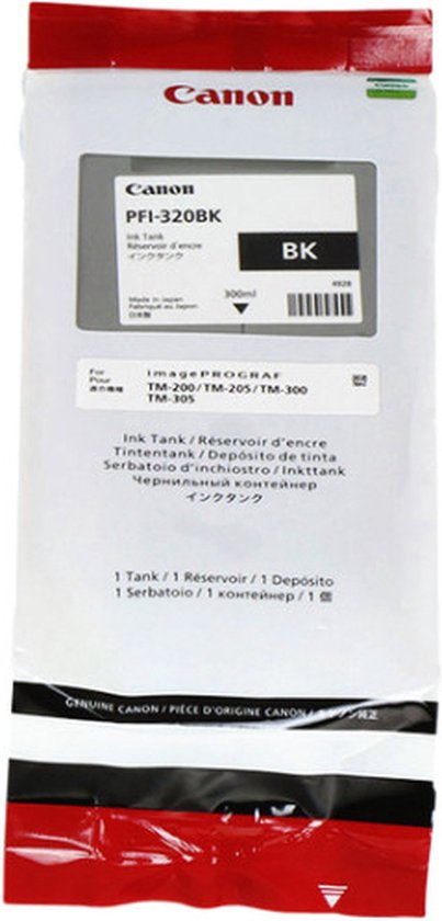 Inktcartridge Canon PFI-320 zwart | bol.com