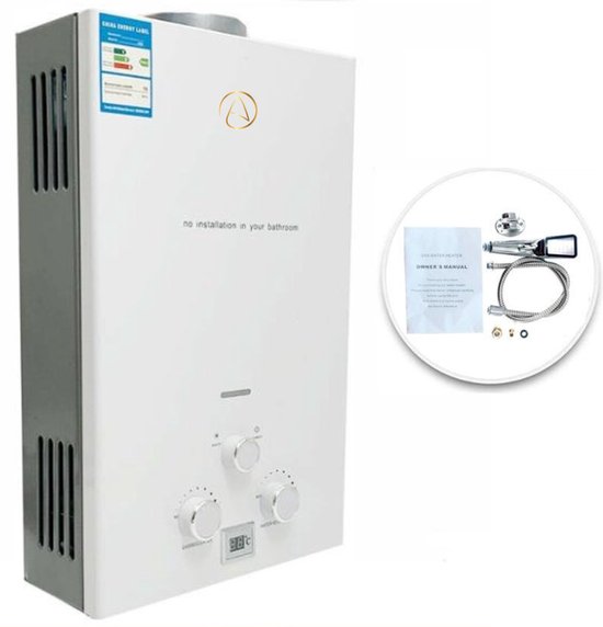 Arvona Boiler - Propaan Geiser - Camping - Instant Boiler - 18 Liter ...