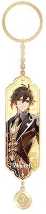 MiHoYo Genshin Impact - Character Drawing Card Zhongli Sleutelhanger ...