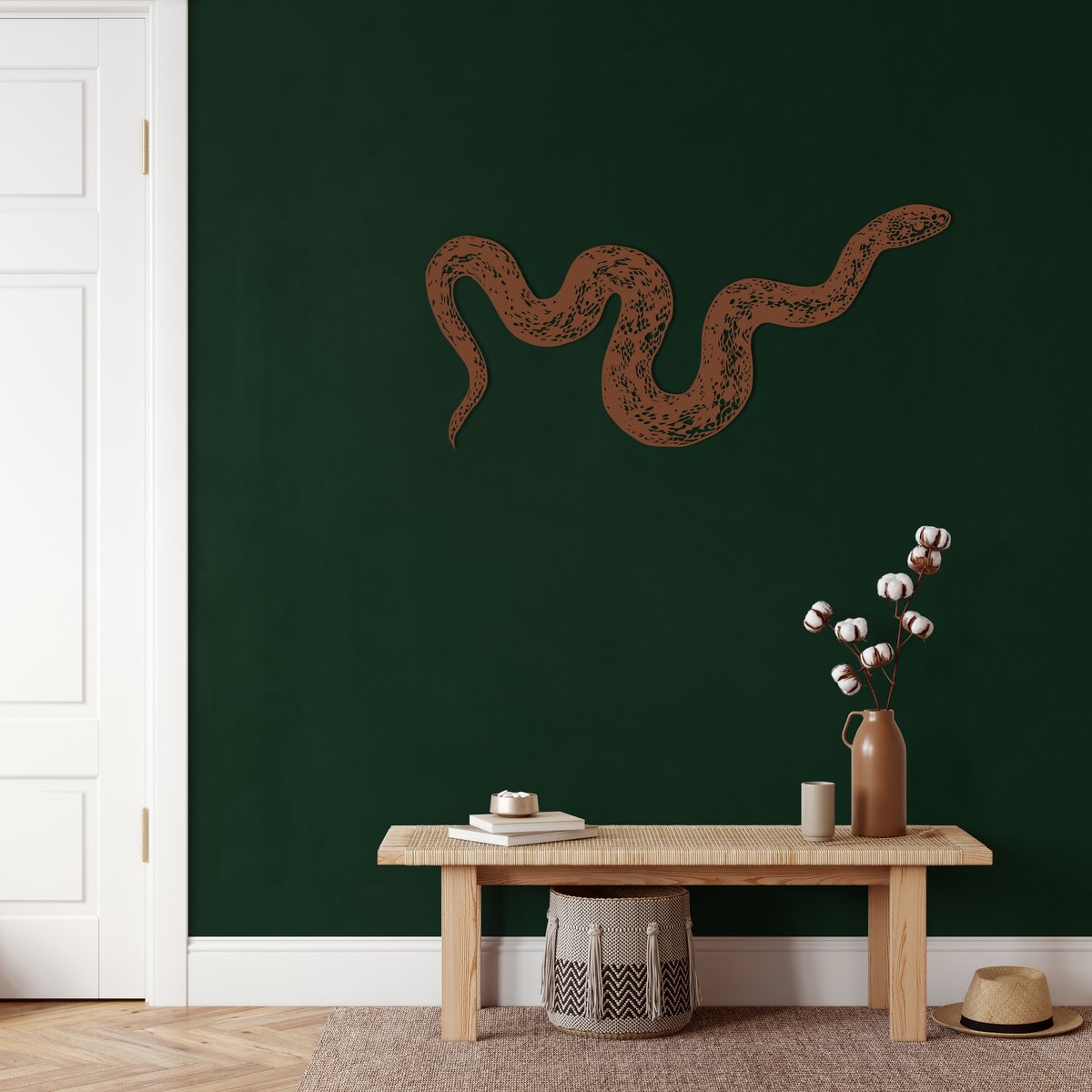 Décoration murale | Serpent / Serpent | Métal - Art mural | Décoration ...
