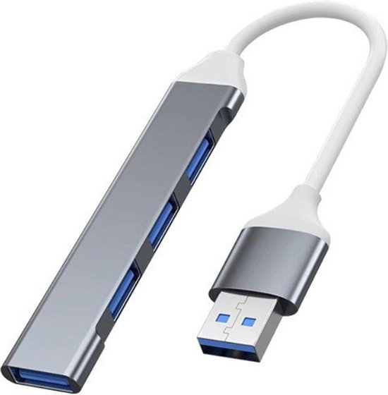 78Goods USB 3.0 Hub - Aluminium - 4 extra USB A Poorten - 1 Extra USB 3 ...