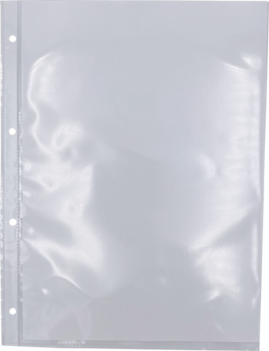 DULA Showtassen - A4 - 4 gaats - 0.08mm - Glashelder - 100 stuks | bol