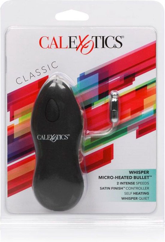CalExotics - Whisper Micro-Heated Bullet - Eggs / Bullets Zwart | bol