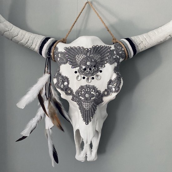 JMS Fashion - Buffel - Schedel - skull - Ibiza - kop - hoorns ...