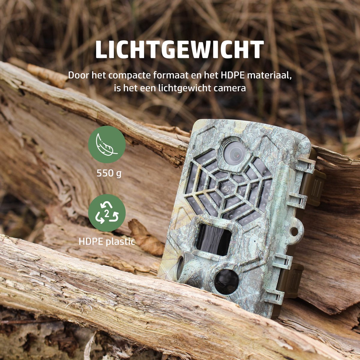 OlliGoods Professionele Ultra HD Wildcamera met Nachtzicht– 48MP 4K Ultra HD –... | bol.com